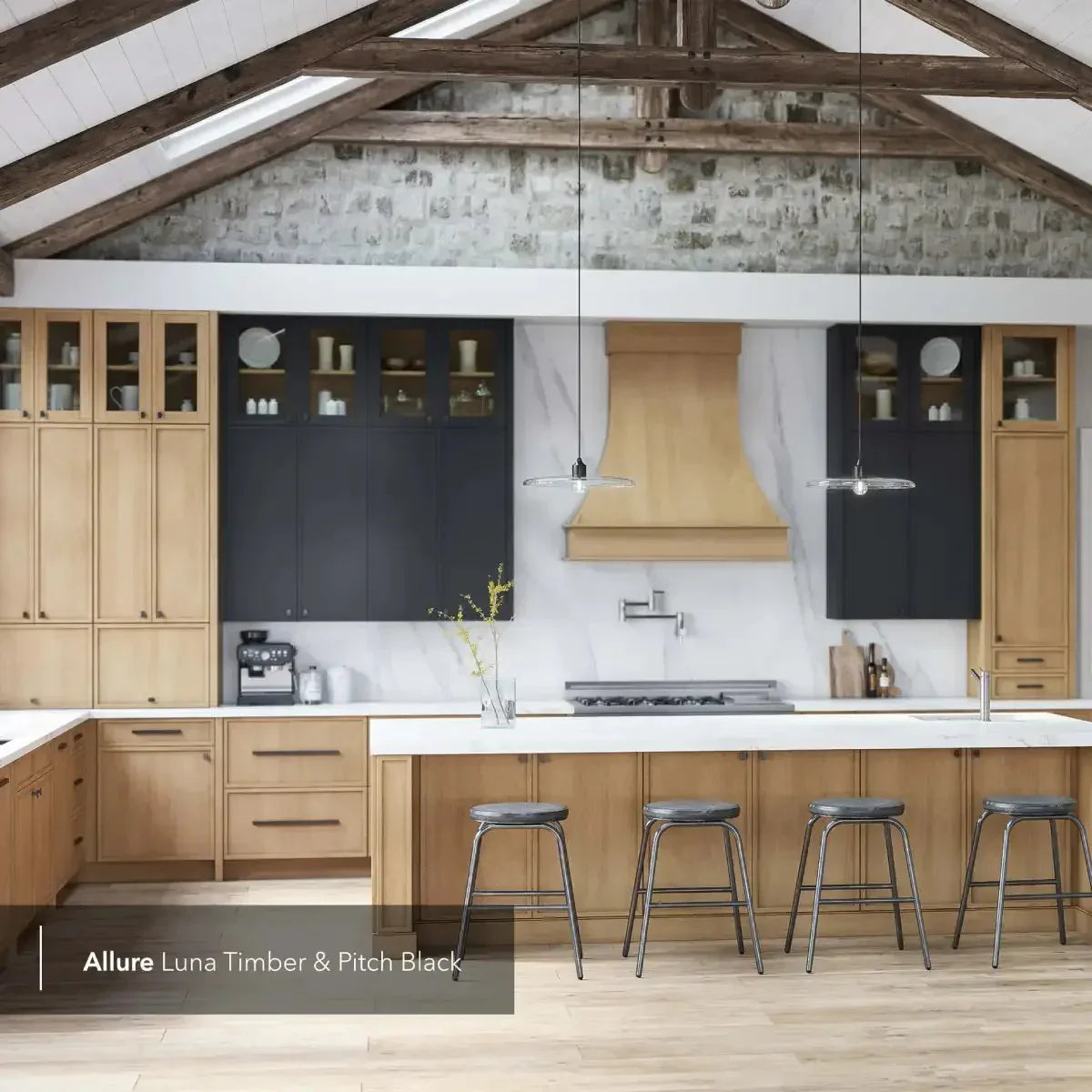 Transform Your Kitchen with Fabuwood Luna Timber Cabinets – AllCabinets.com