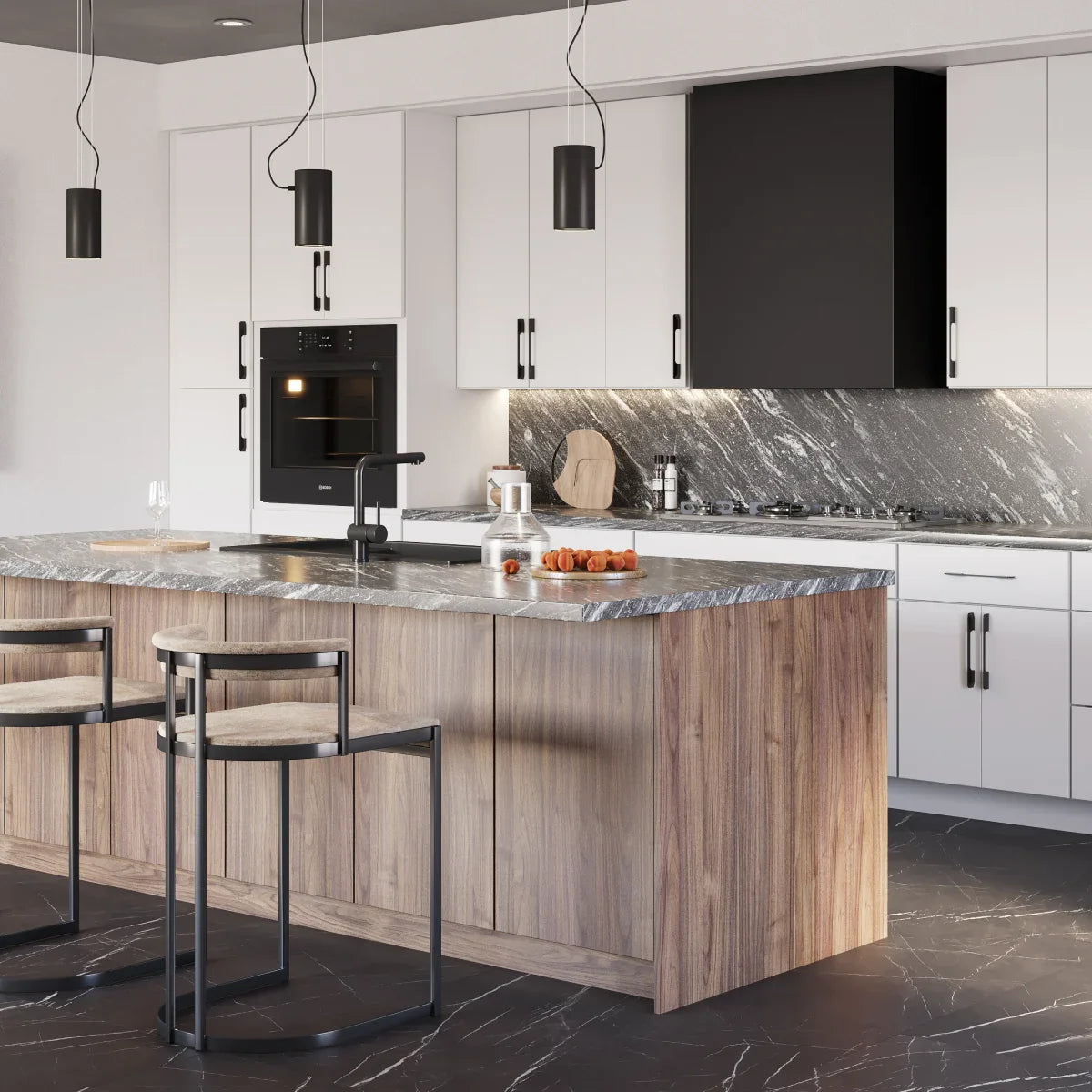 CNC Classic Milano Snow Cabinets – Sleek White Design – AllCabinets.com