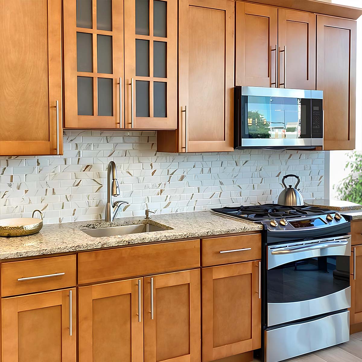 LessCare Newport Cabinets – Shaker Style Redefined – AllCabinets.com